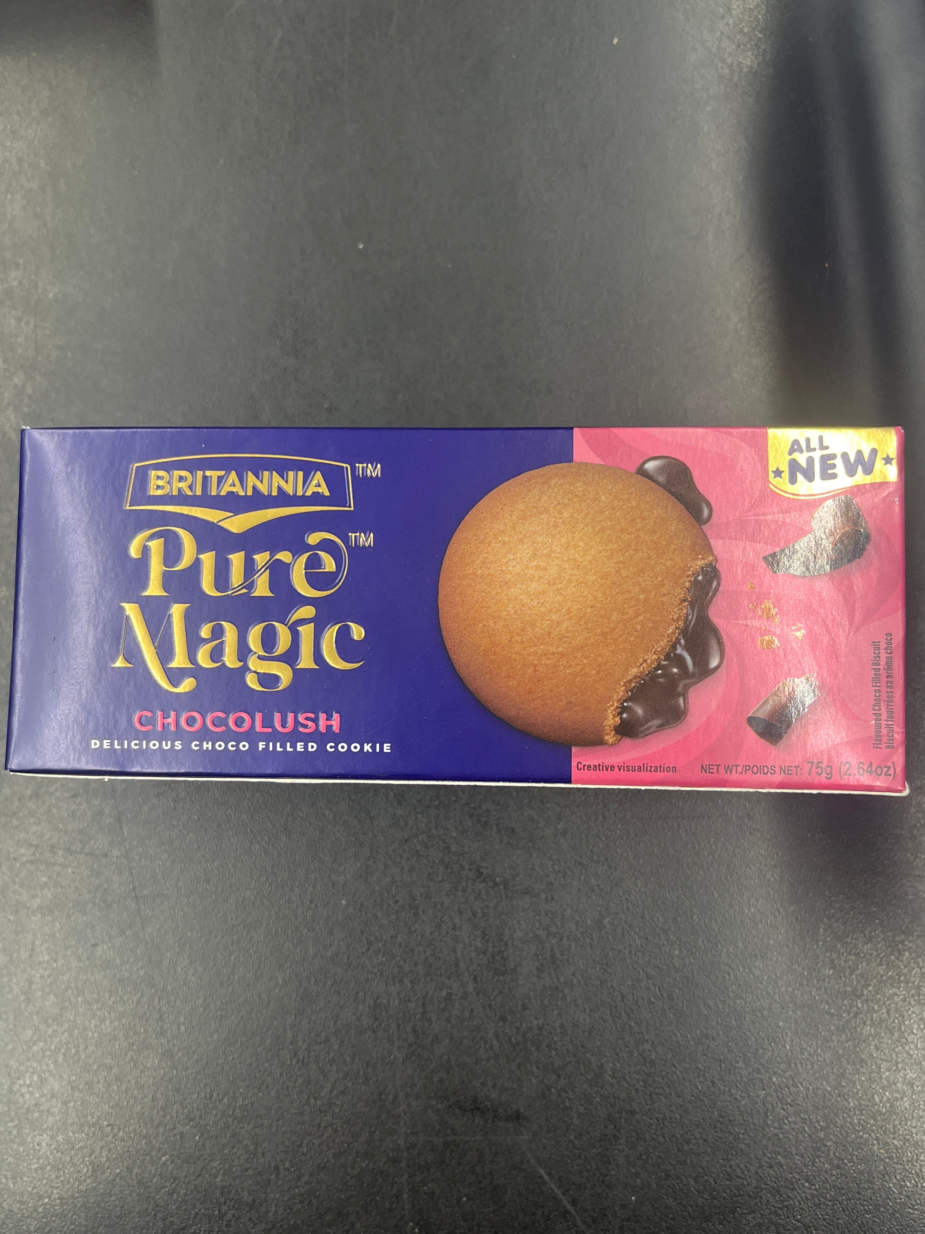BRITANNIA PURE MAGIC CHOCOLUSH COOKIES 75G – JFK Grocery Inc.