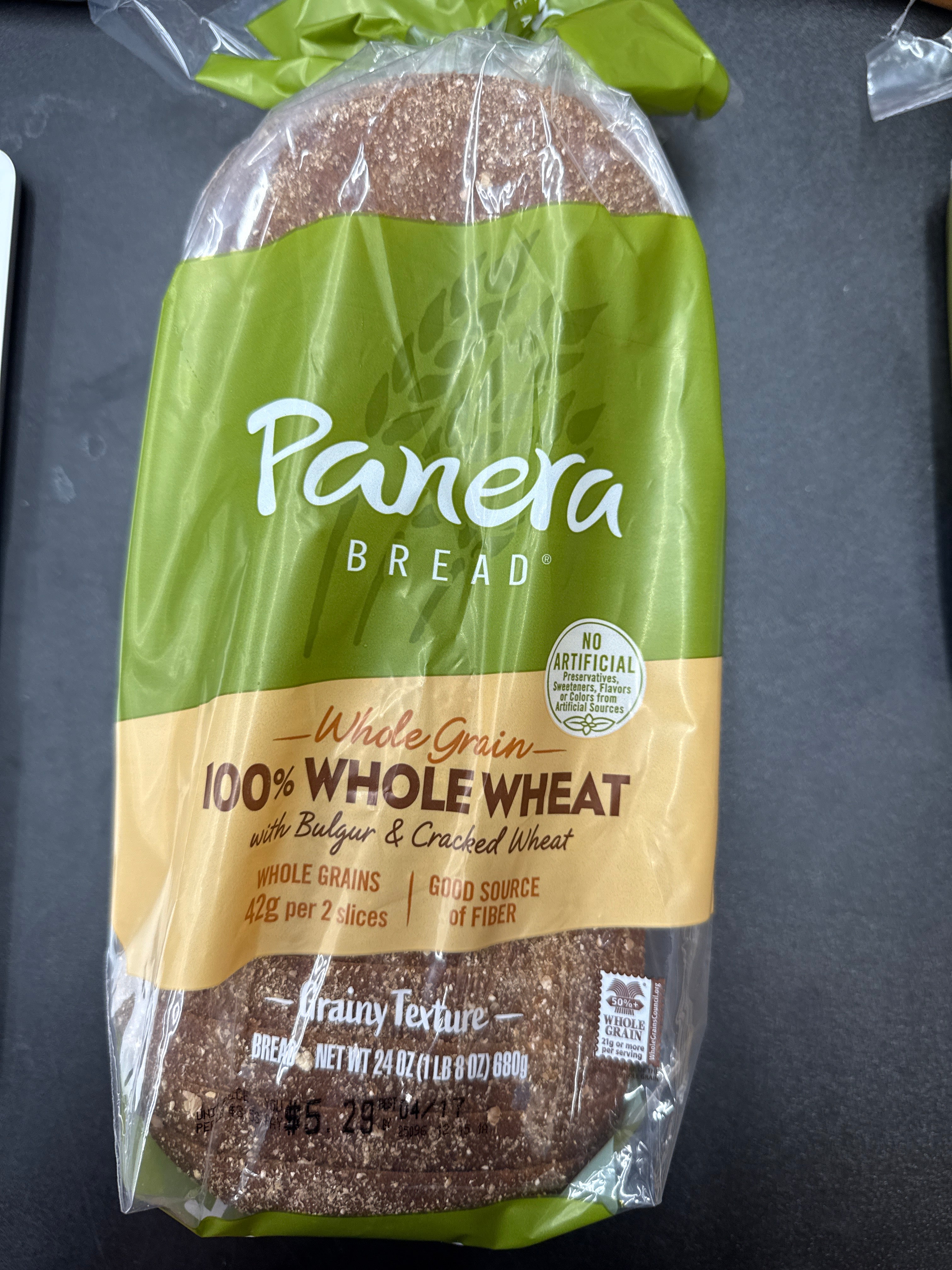 Panera whole grain 100% whole wheat bread – JFK Grocery Inc.