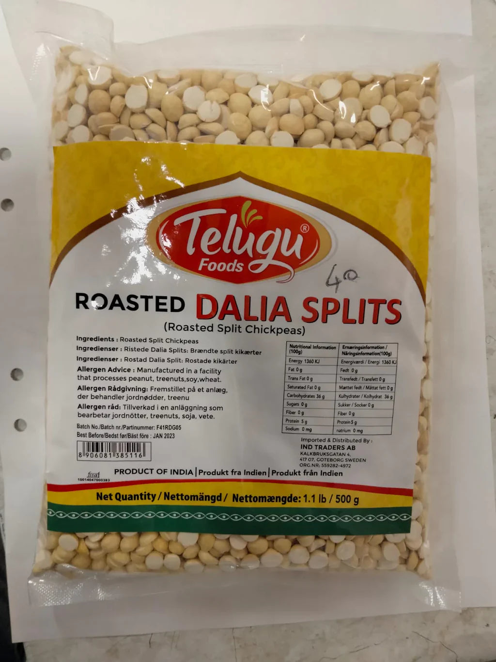 TELUGU DALIA SPLIT 800GM – JFK Grocery Inc.