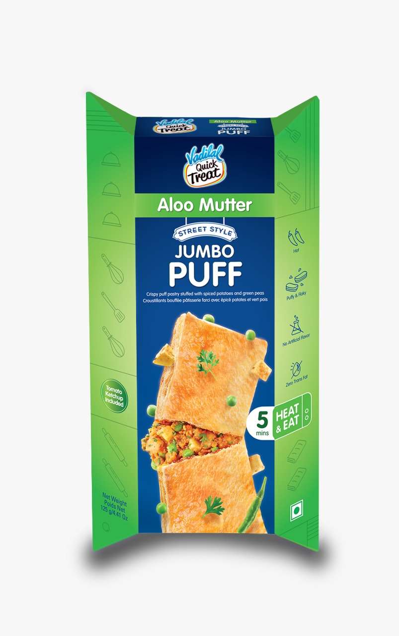 Vadilal Cclassic Aloo Mutter Jumbo Puff 125g – JFK Grocery Inc.
