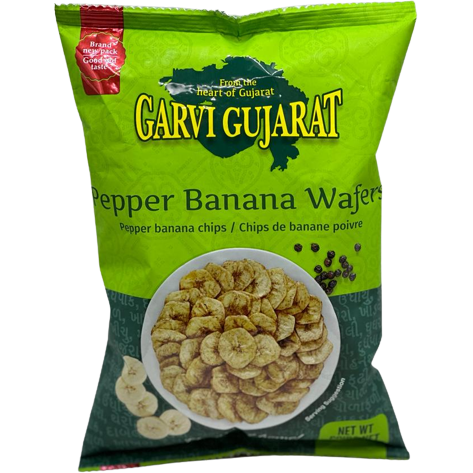 Garvi Gujarat Pepper Banana Wafer 737gm – JFK Grocery Inc.